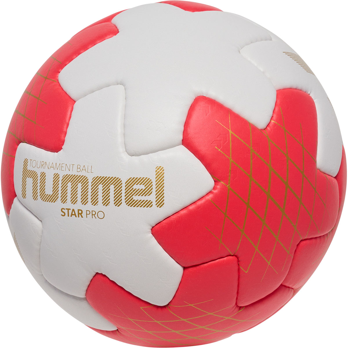 Kjøp hummel Star Pro Håndbold i OFF WHITE/RED/GOLD