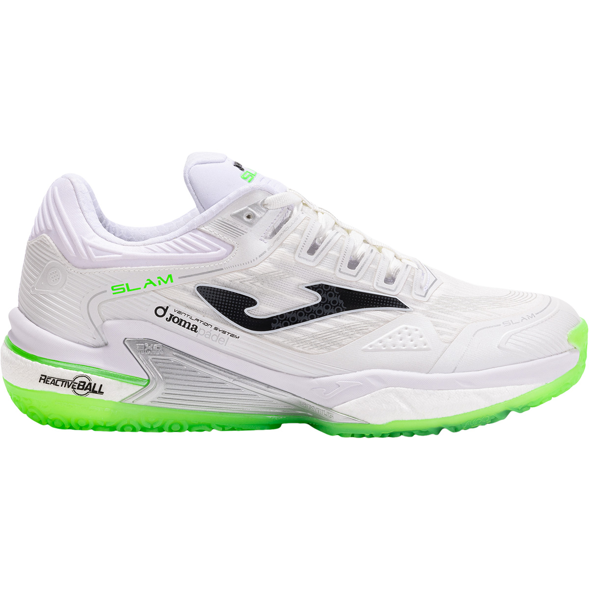 Køb Joma Slam 2025 Padel Sko Herre White