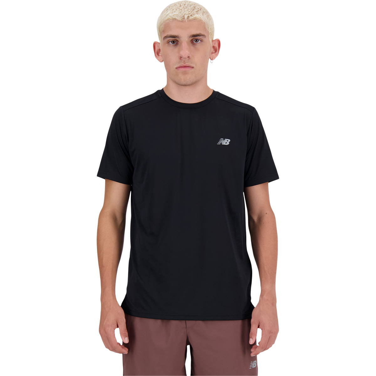 Køb New Balance Run Løbe T-shirt Herre Black