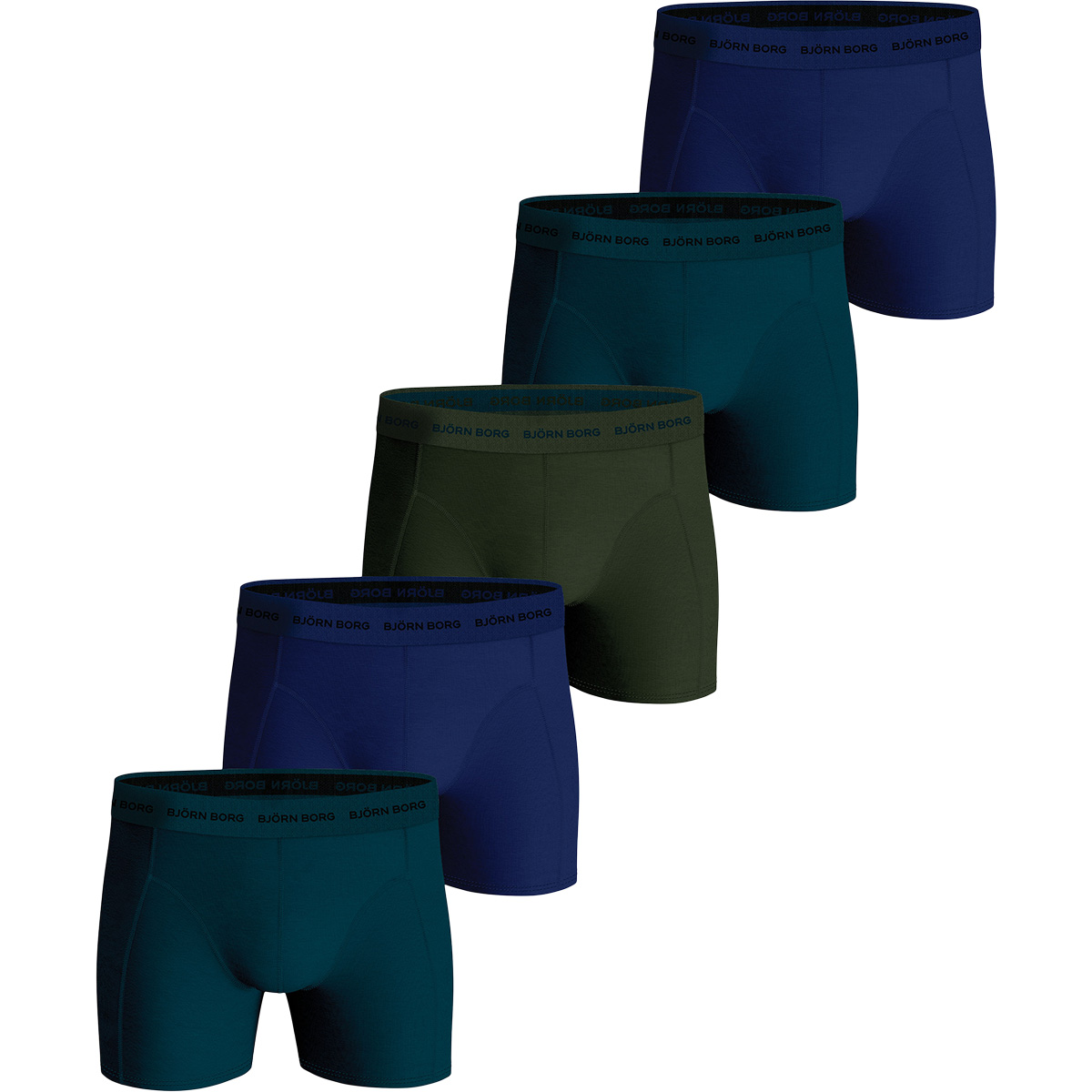 Køb Björn Borg Cotton Stretch 5-Pak Boxershorts Herre MULTIPACK 1