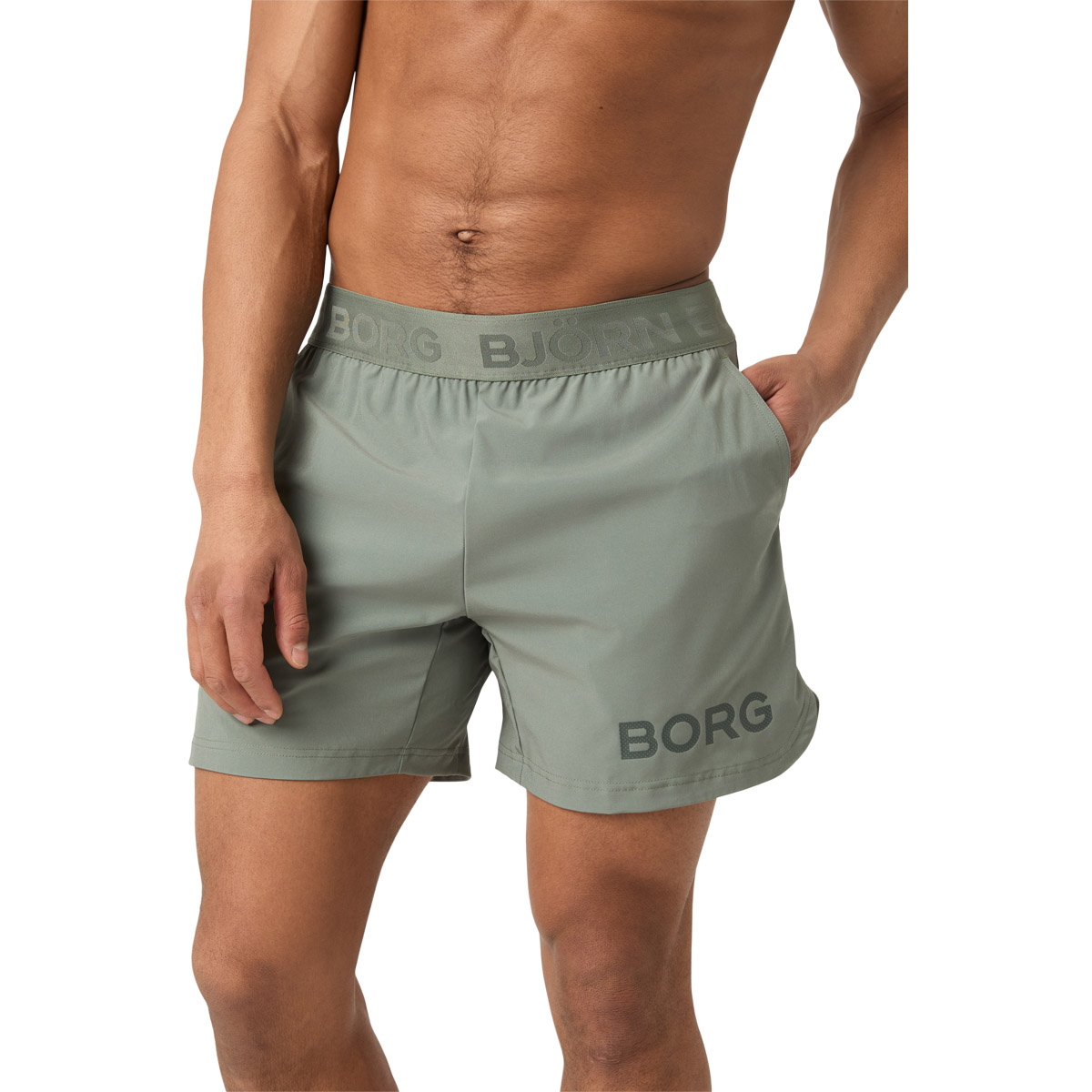 Køb Björn Borg Borg Short Træningsshorts Herre AGAVE GREEN
