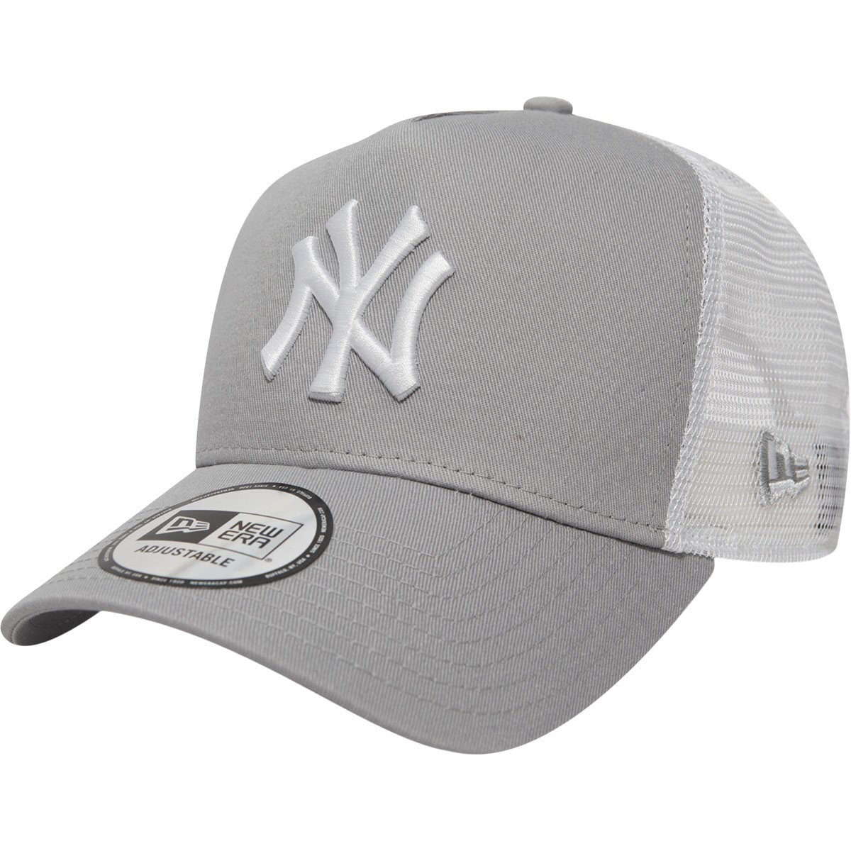 Køb New Era New York Yankees Clean Trucker Snapback Cap GREY