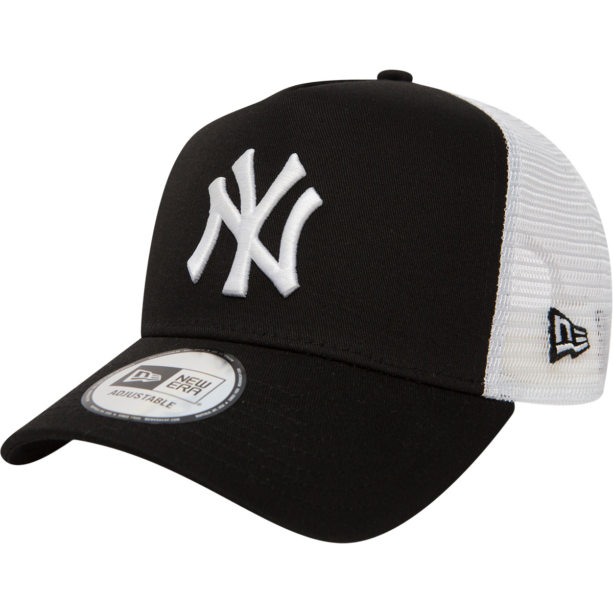 Køb New Era New York Yankees Clean Trucker Snapback Cap Black/White
