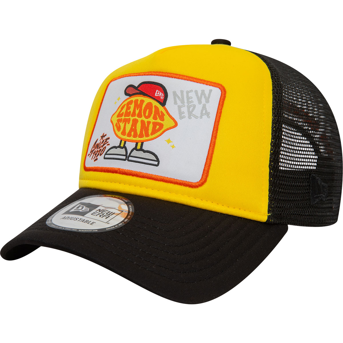 Køb New Era Patch Trucker Snapback Cap BLACK/YELLOW