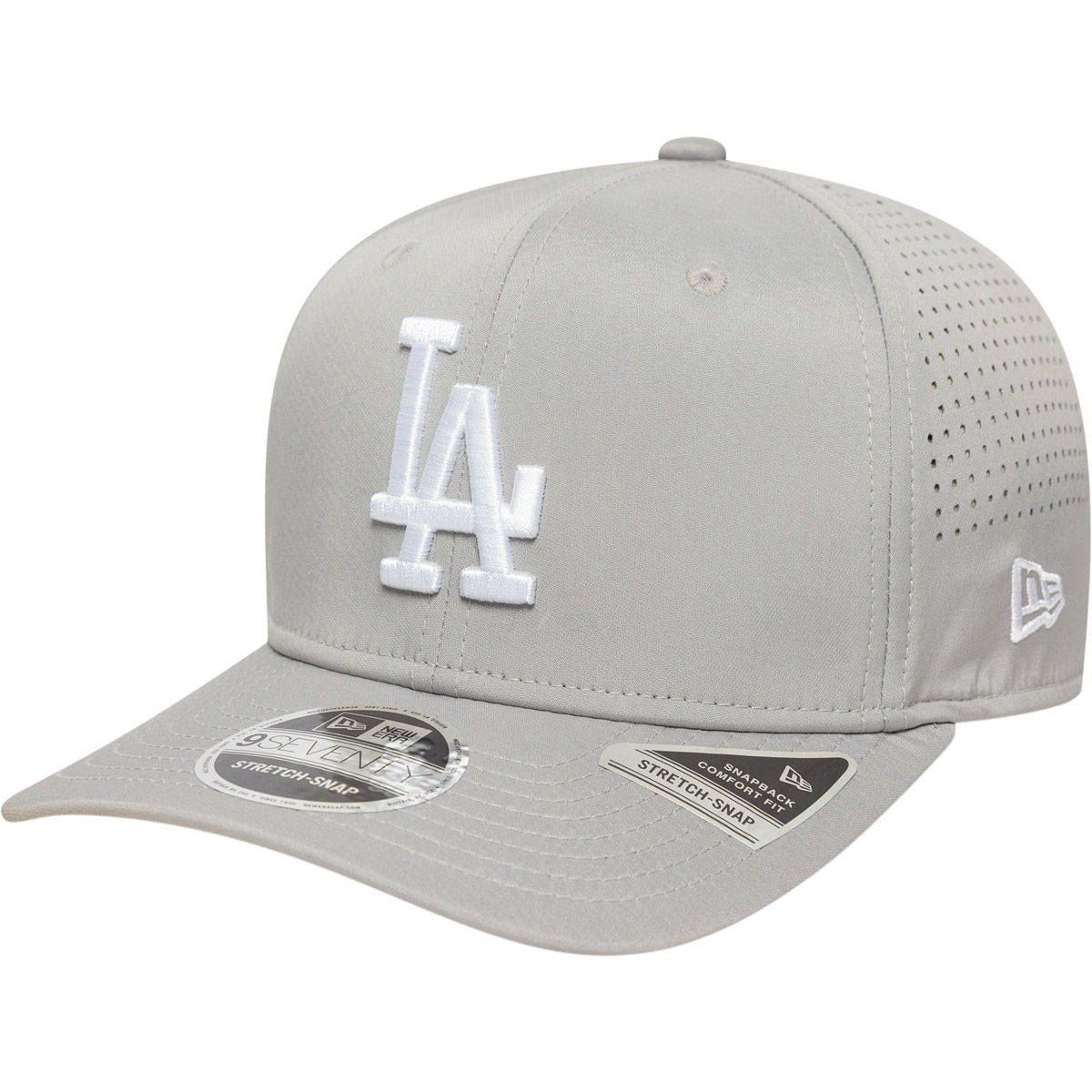 Køb New Era 9SEVENTY Perform Stretch LA Dodgers Snapback Cap Grey