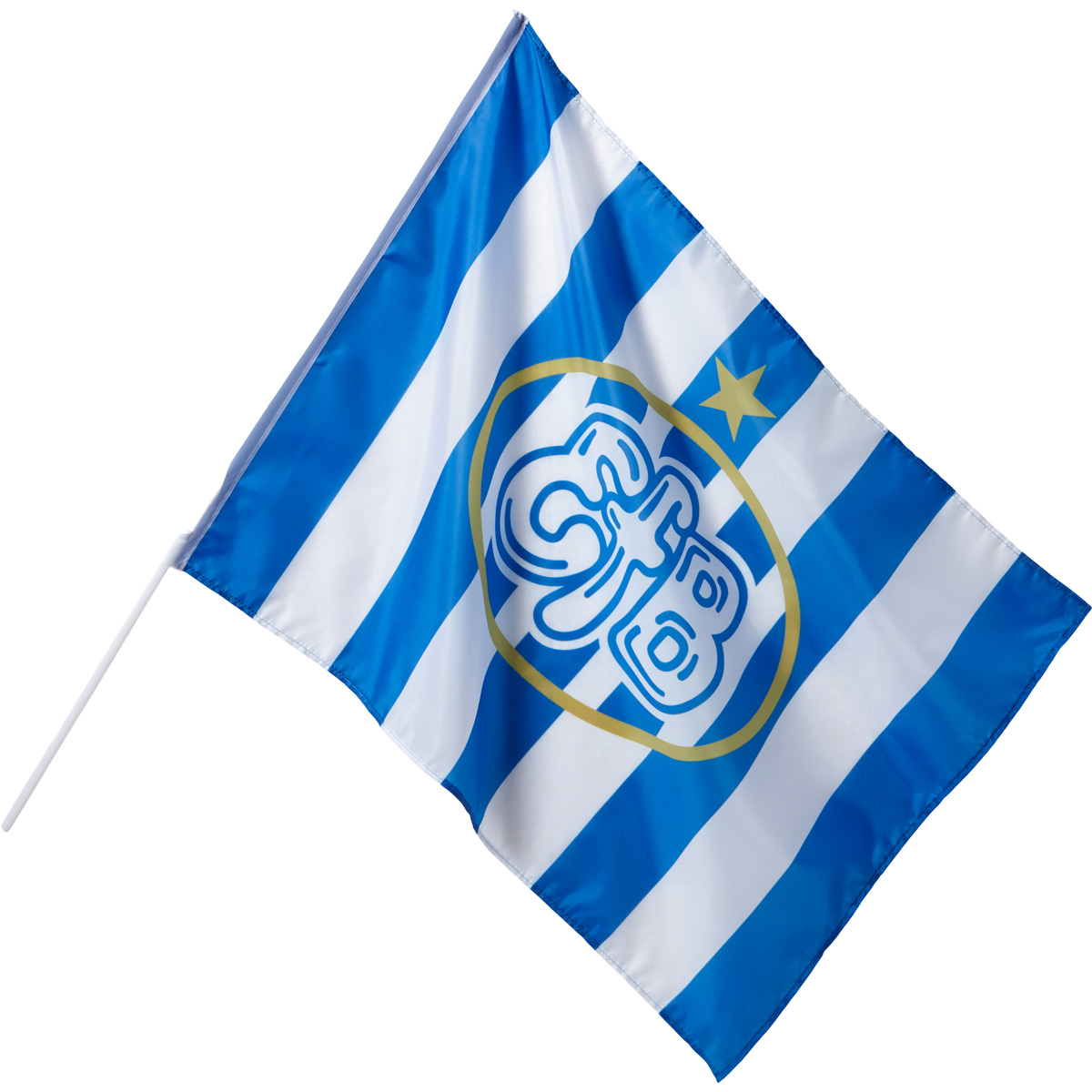 Køb Esbjerg fB 90x70 cm Flag Hvid/blå