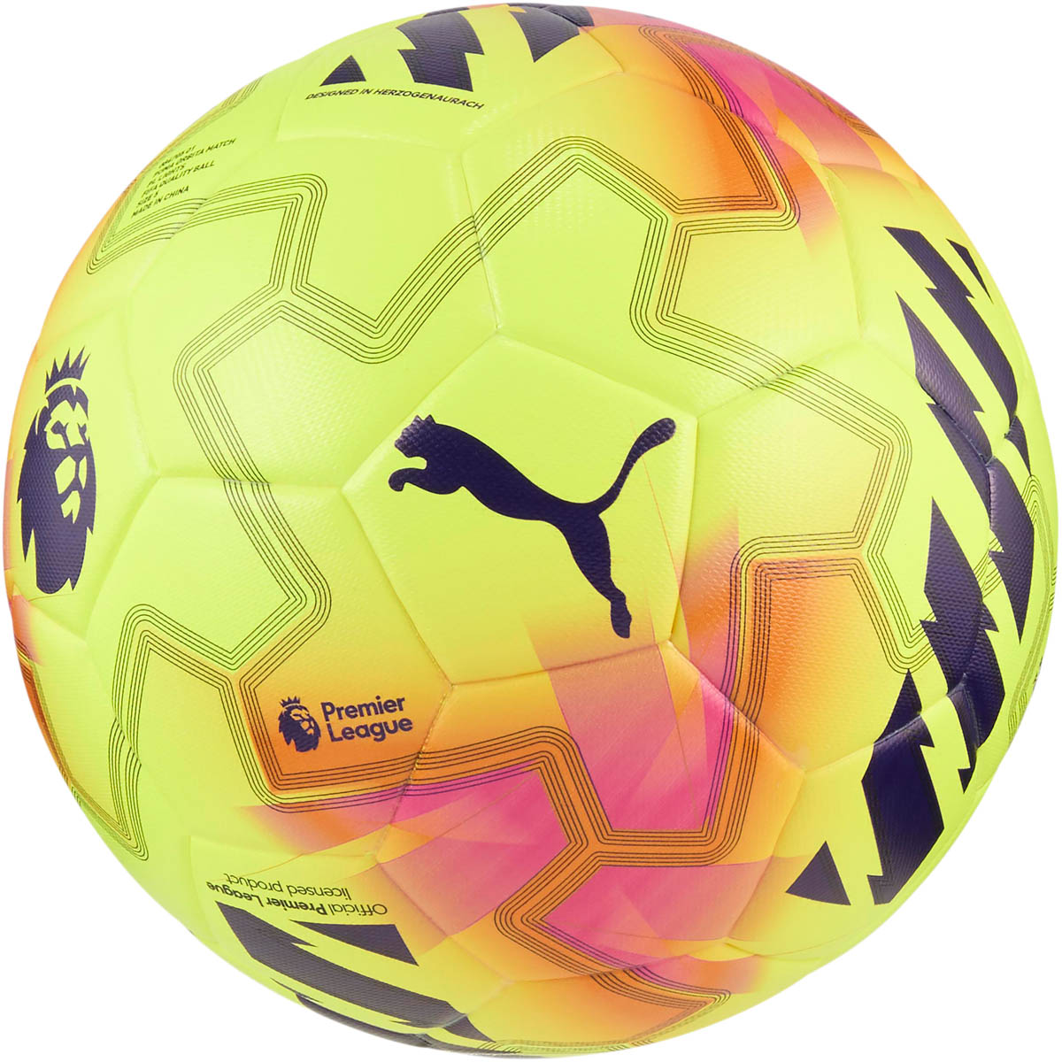 Køb PUMA Orbita Match PL Lights Fodbold Yellow