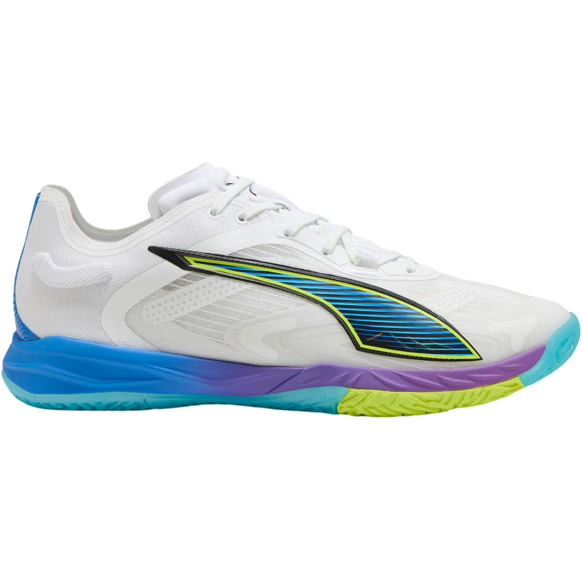 Kjøp PUMA Accelerate Nitro SQD 4 Game On Håndballsko Herre i White/Blue