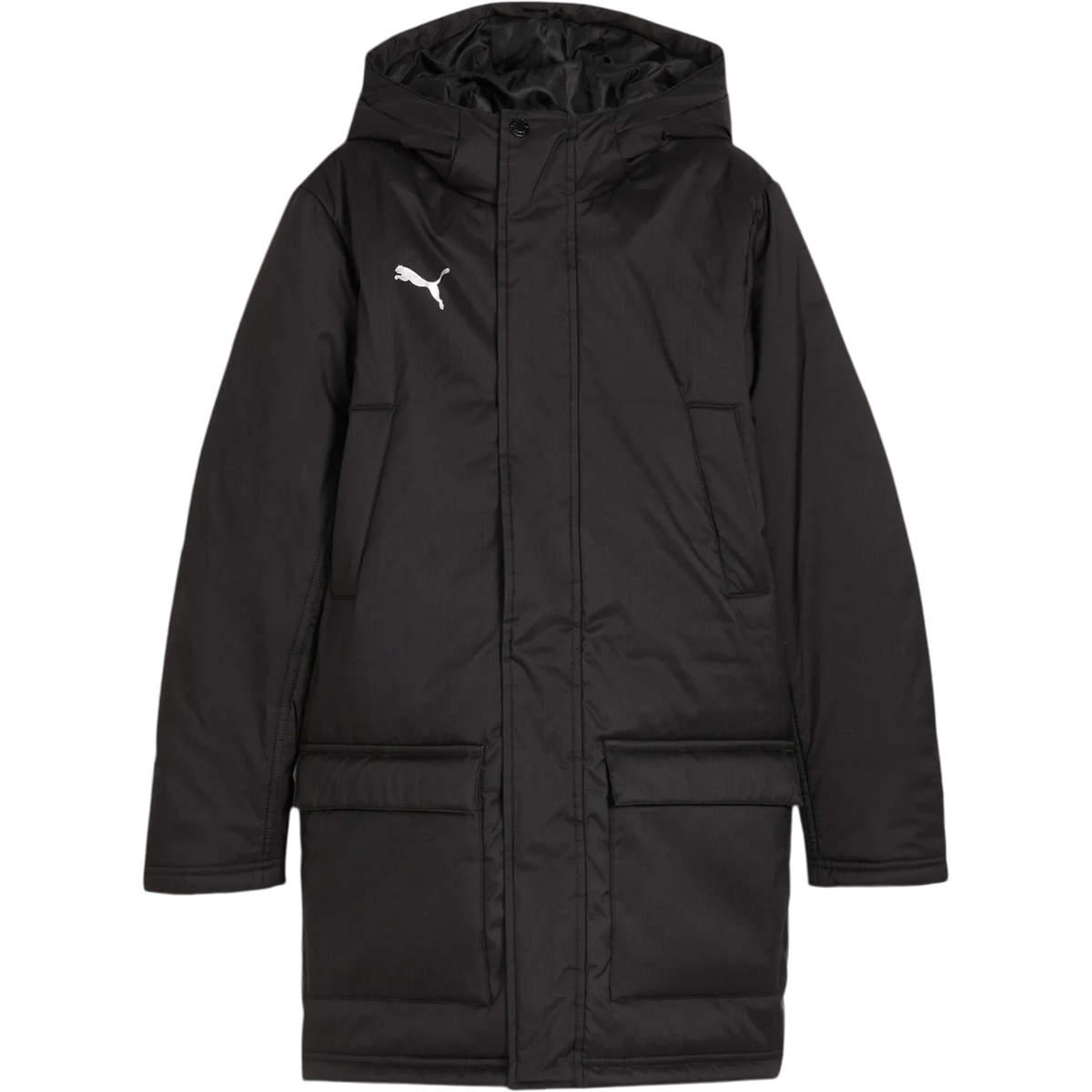 Køb PUMA teamFINAL Parka Vinterjakke Børn PUMA White-PUMA Black-Gum