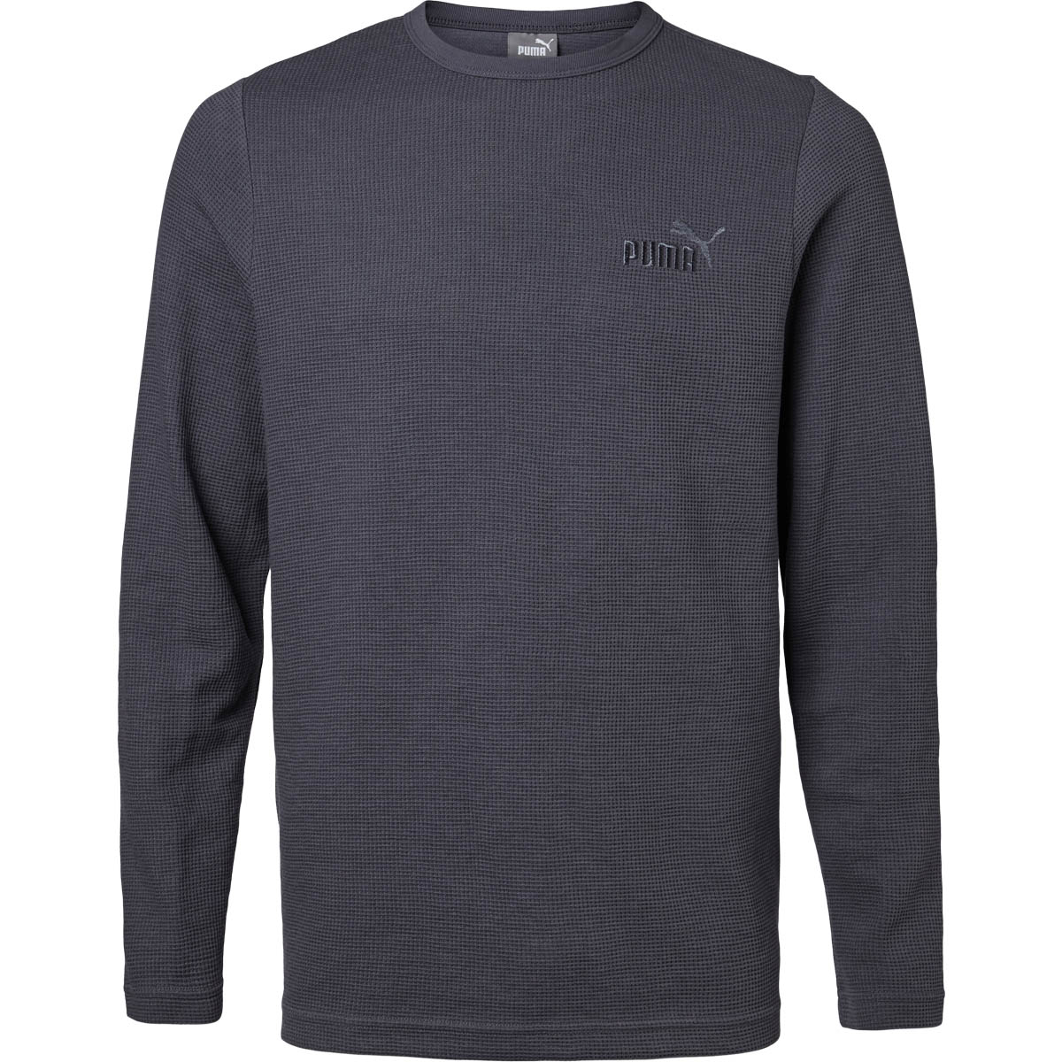 Køb PUMA Essentials Elevated Waffle Genser Herre Feather Gray-PUMA ...