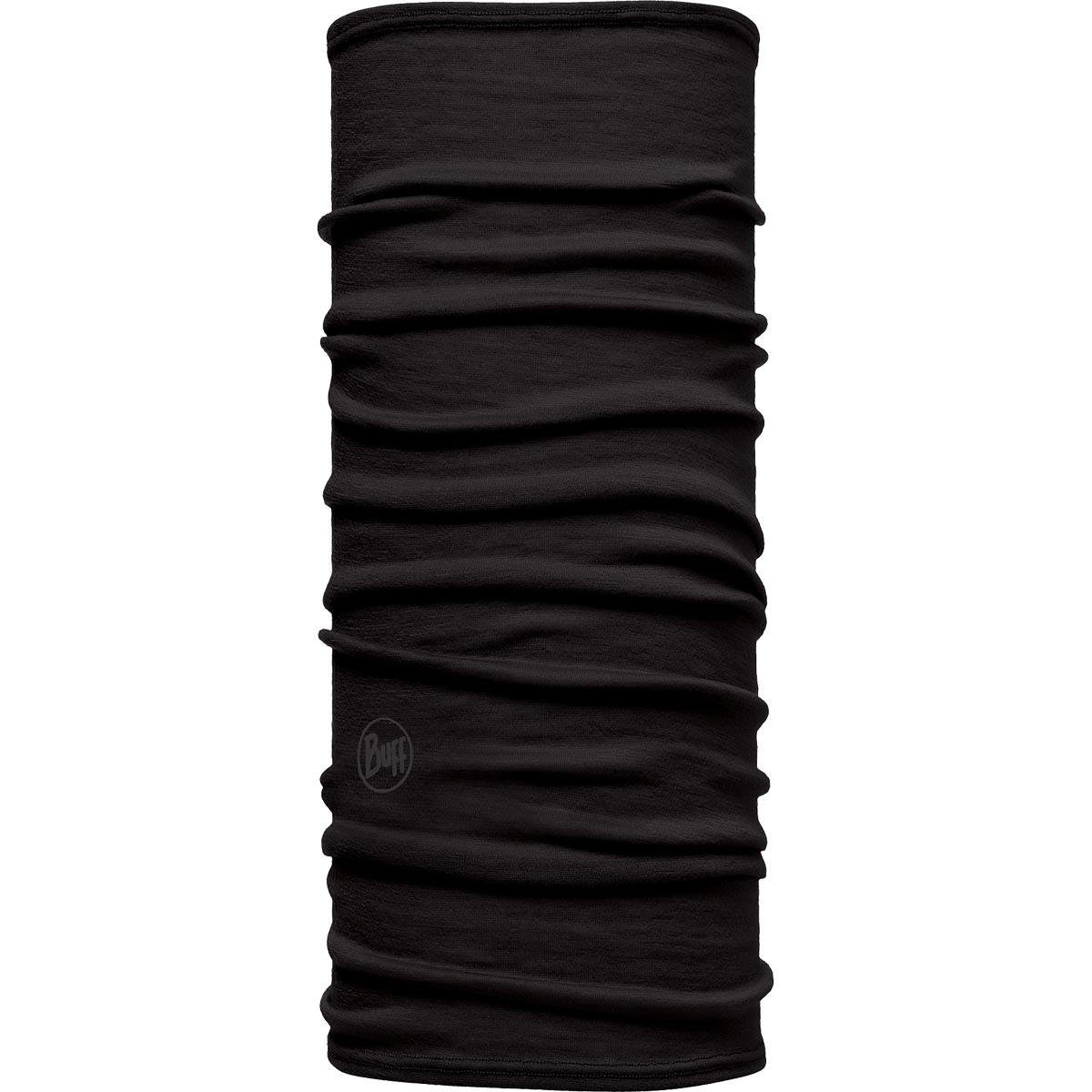 Kjøp Buff Lightweight Merinoull Halsvarmer Barn i SOLID BLACK