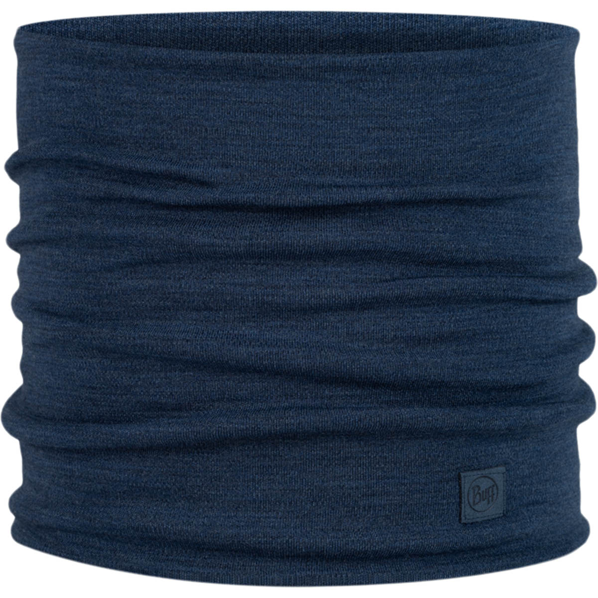 Køb Buff Heavyweight Merinould Halsedisse MELANGE NIGHT BLUE