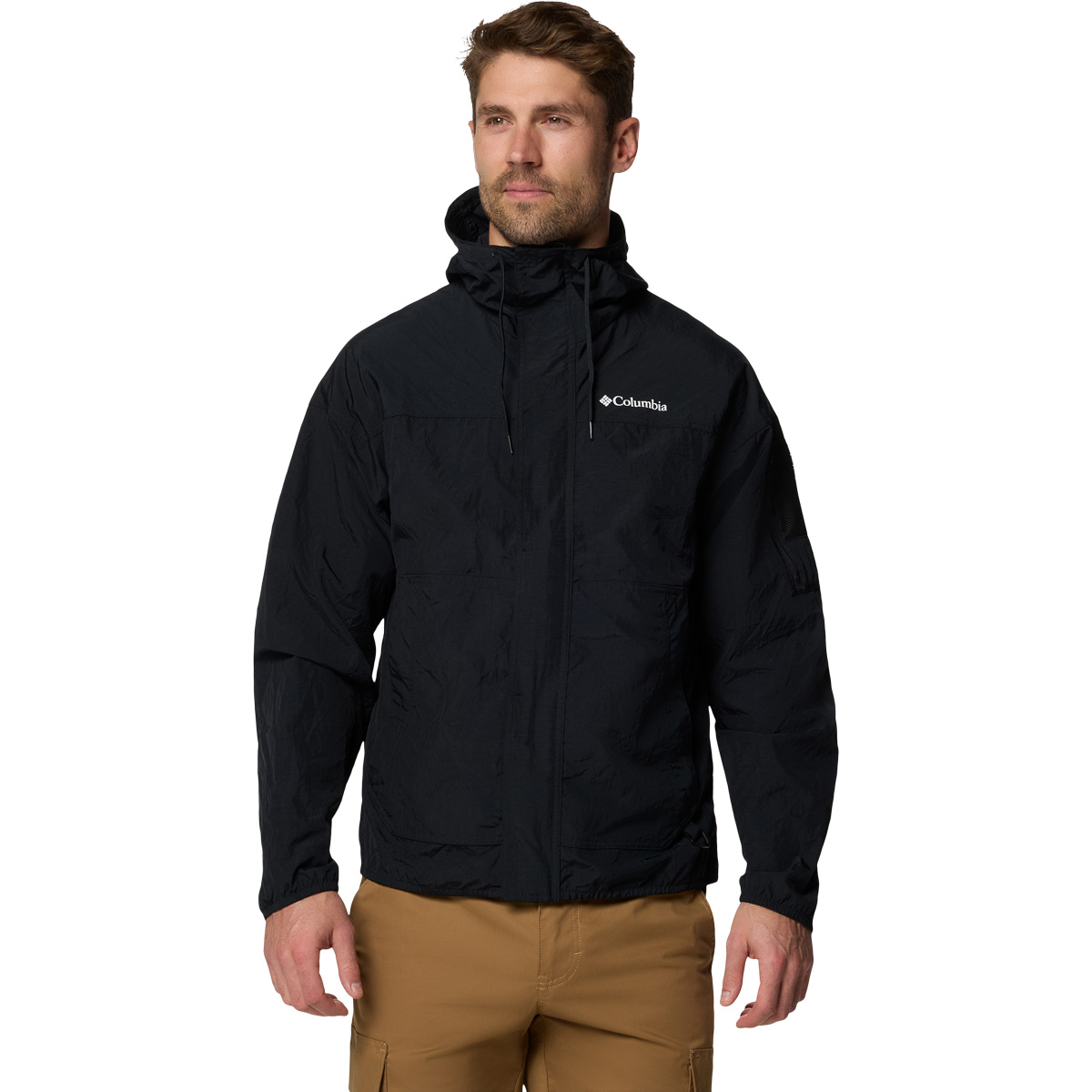Køb Columbia Challenger II Windbreaker Jakke Herre Shark, PFG Bentley ...