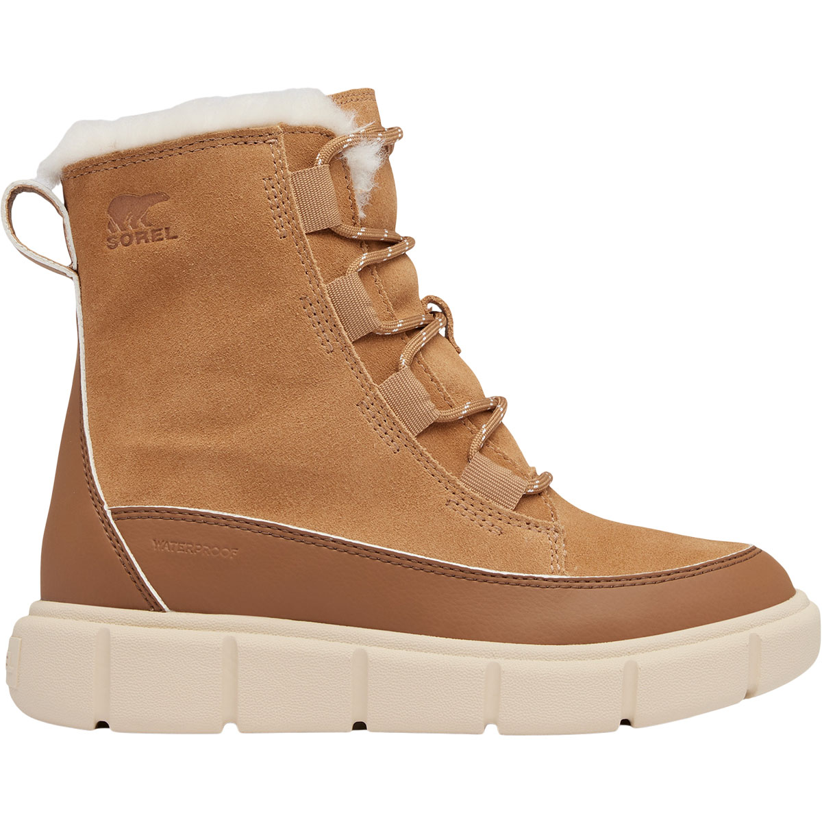 Køb Sorel Explorer III WP Vinterstövlar Barn Tawny Buff, Moonstone