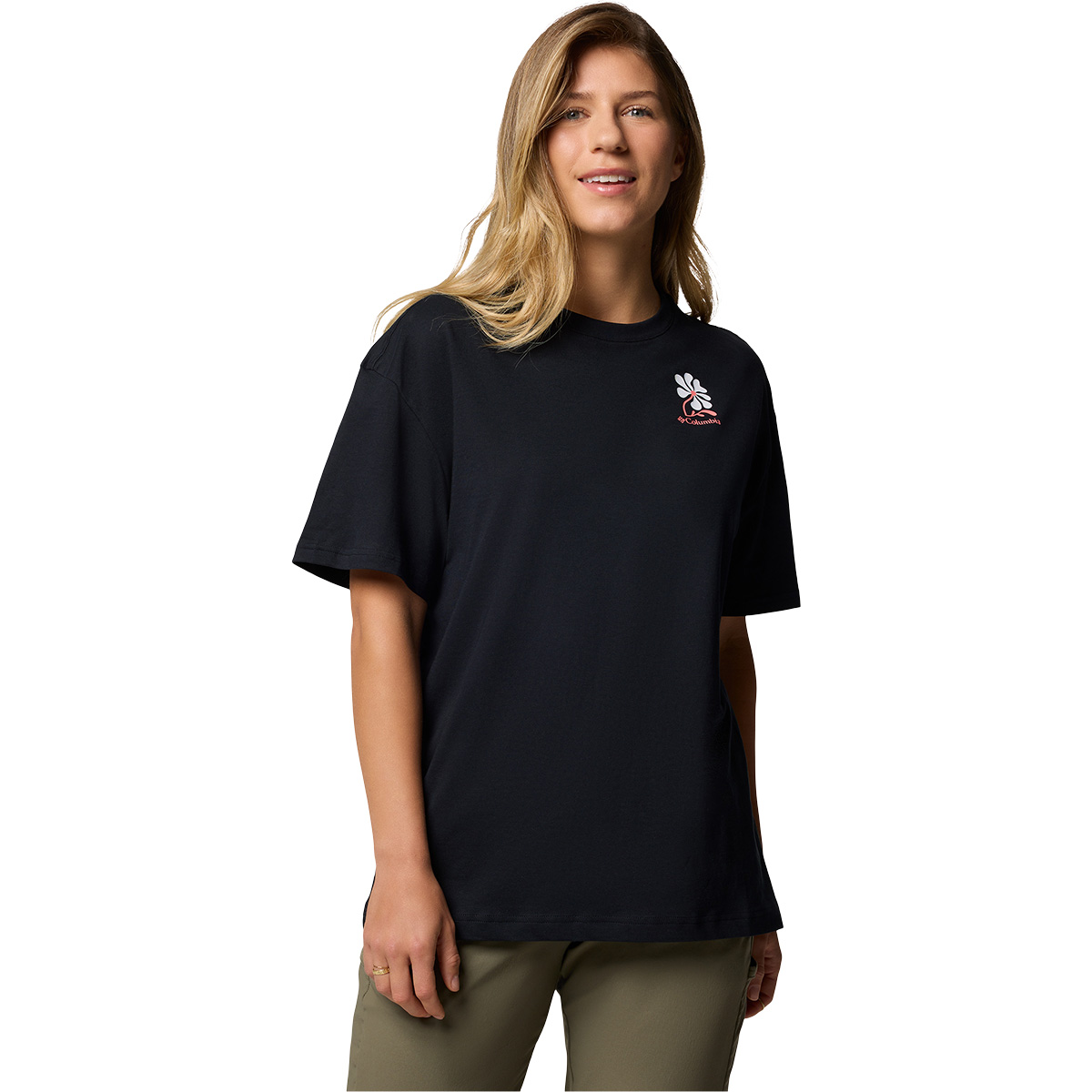 Køb Columbia Rolling Bend Graphic Oversized T-skjorte Dame Shark, PFG ...
