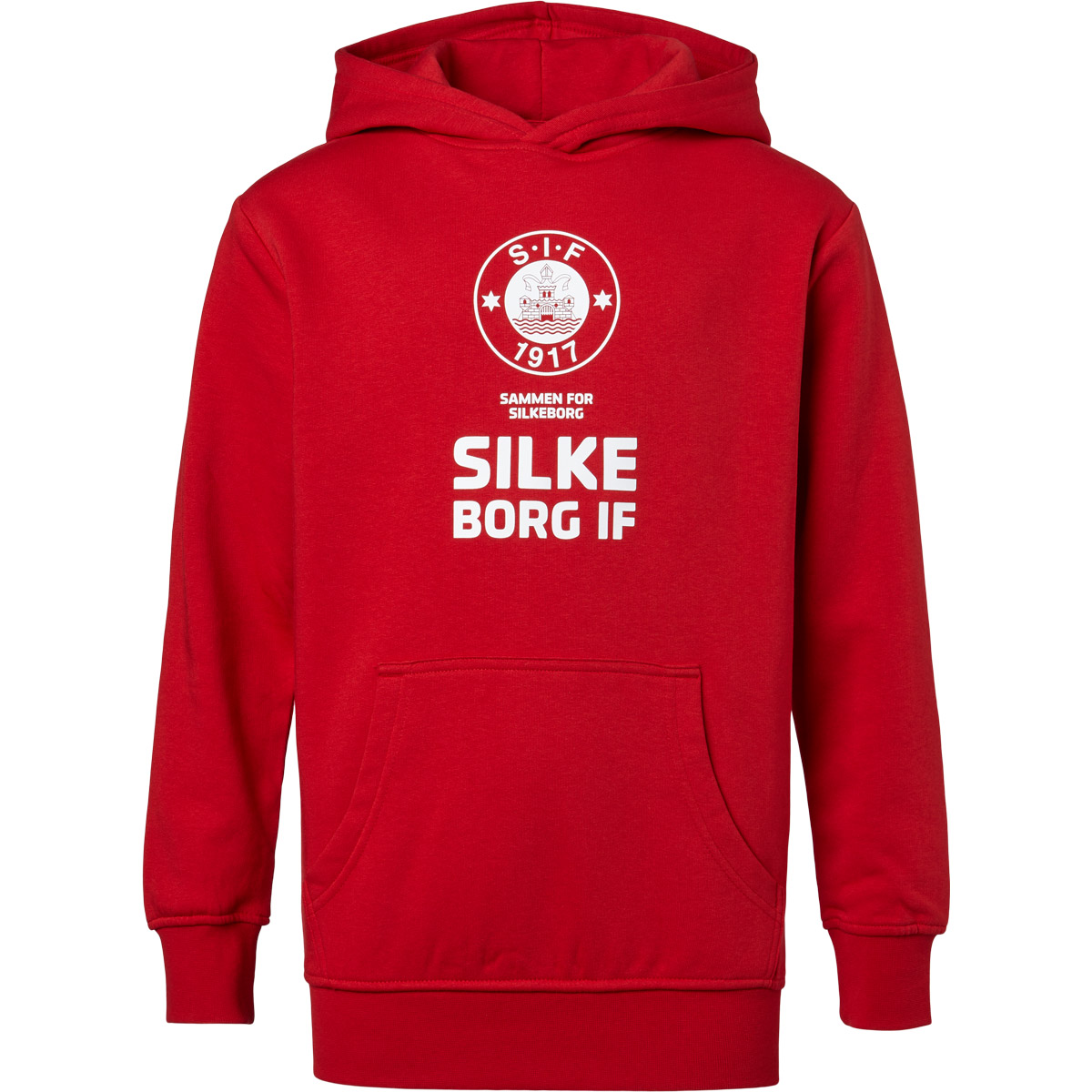 Køb Silkeborg IF Fan Hettegenser Barn Rød