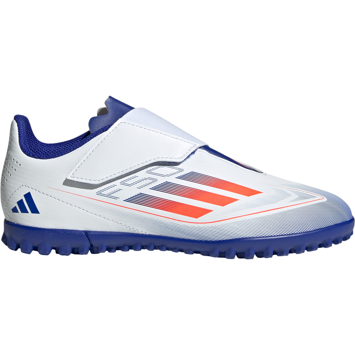 Køb adidas F50 Club Velcro TF Fotballsko Barn FTWWHT/COUGRN/CBLACK