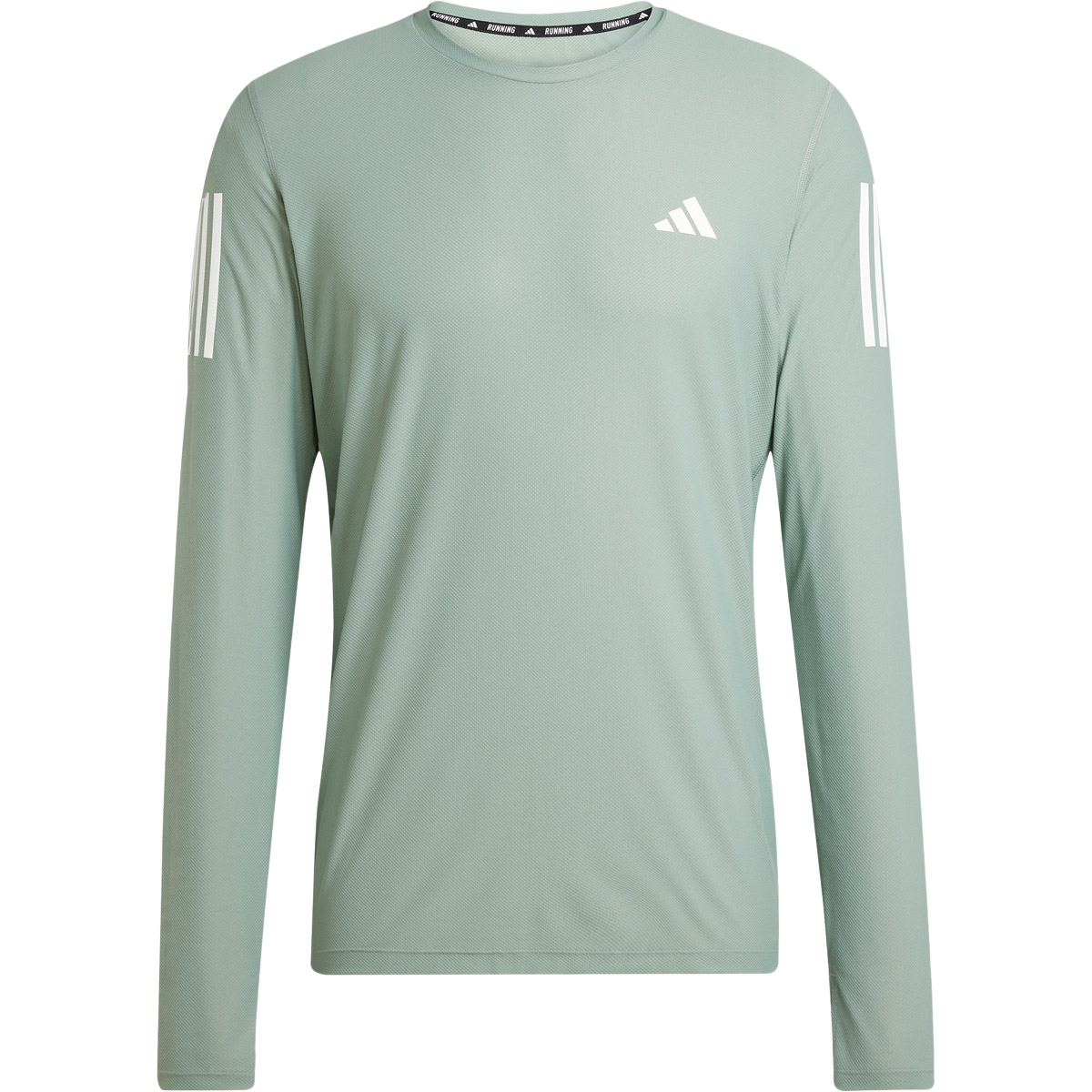Kjøp adidas Own The Run B Langermet Løpe T-skjorte Herrer i SILGRN/WHITE