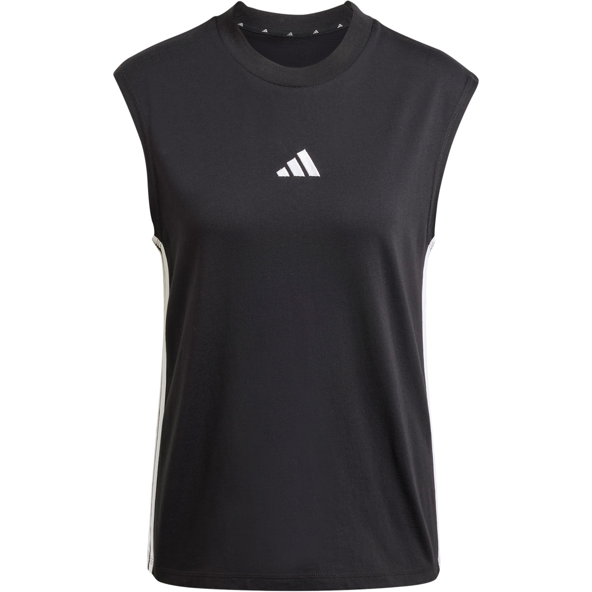 Køb adidis 3-Stripes Tank Top Dame BLACK/WHITE/BLACK