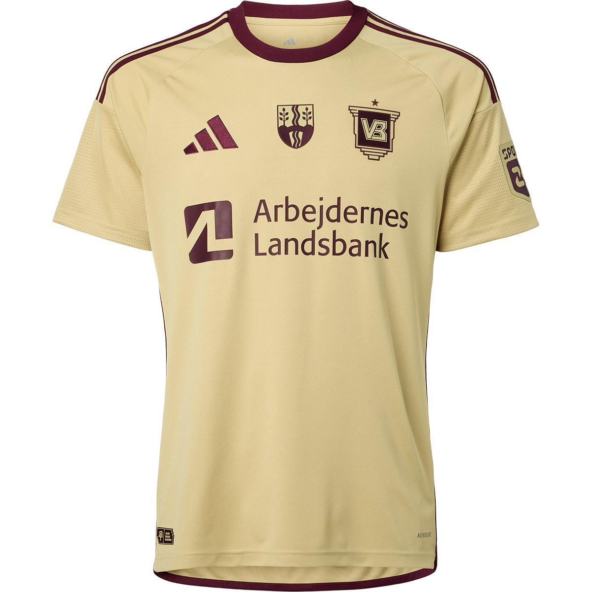 Køb Vejle Boldklub 3. Drakt 24/25 Gul/Bordeaux