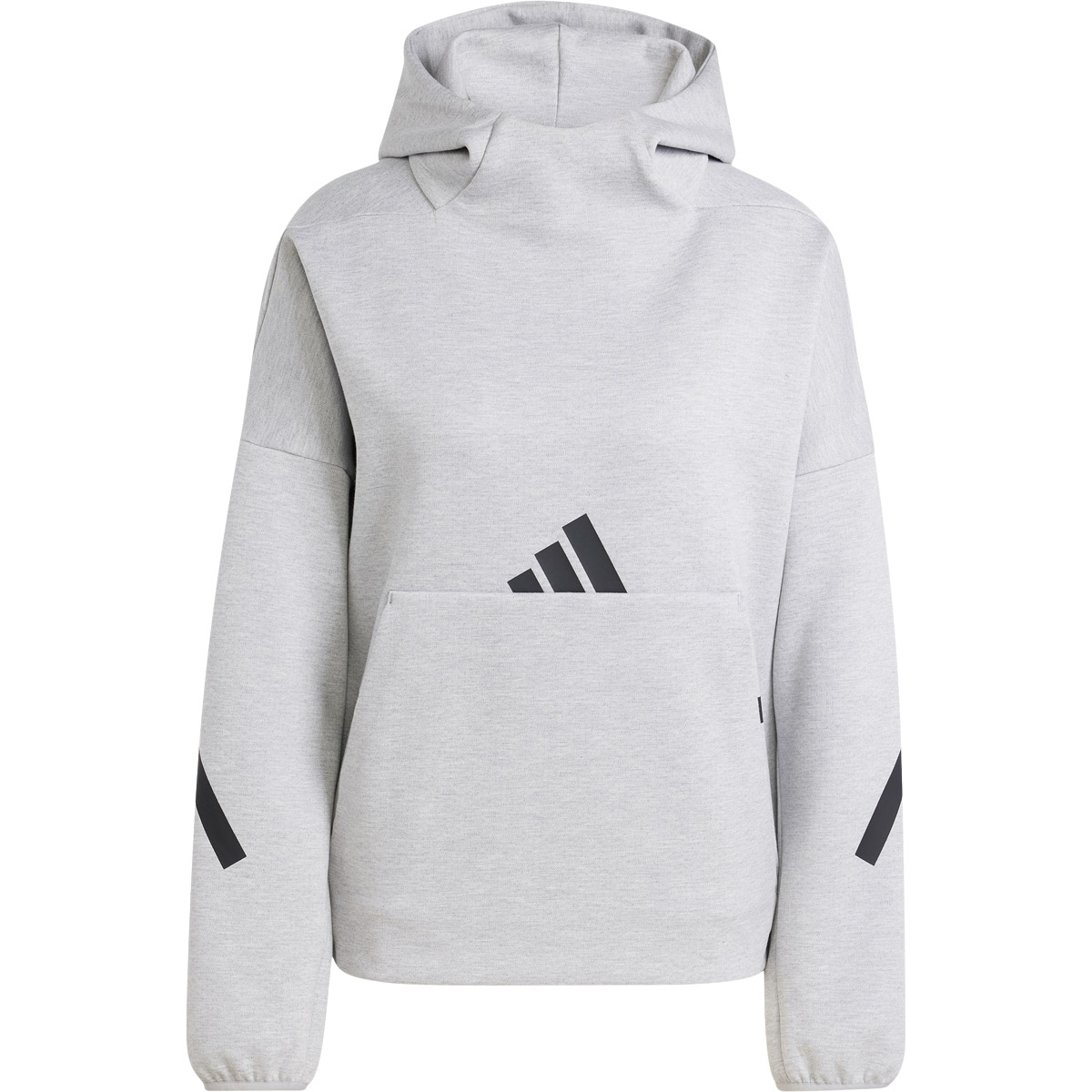 Køb adidas ZNE OH Hettegenser Dame MGREYH/WHITE
