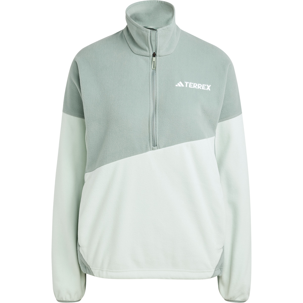 Kjøp adidas Terrex Multi Fleecetrøye Dame i SILGRN/WHITE