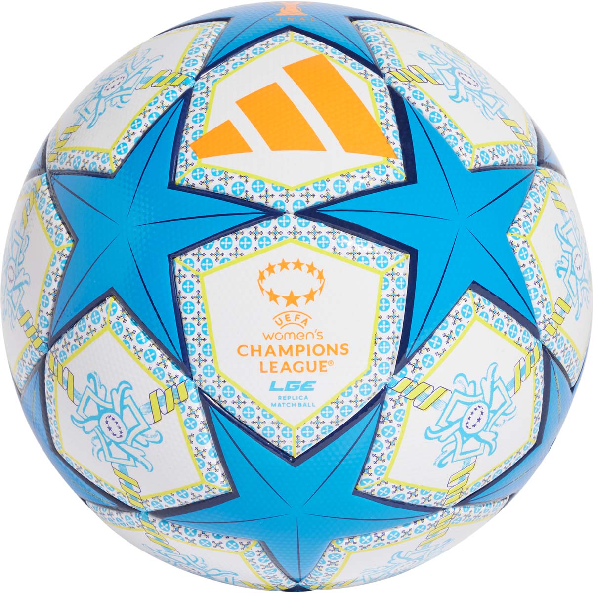 Køb adidas UWCL League Final Fodbold WHITE/PNKFUS/BLILIL/M