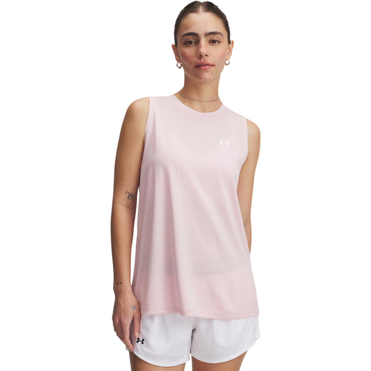 Køb Under Armour Tech Twist Träningstopp Dam Prime Pink
