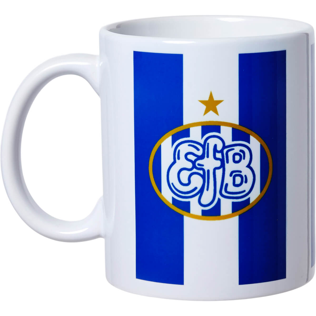 Køb Esbjerg fB Logo Krus Hvid/blå