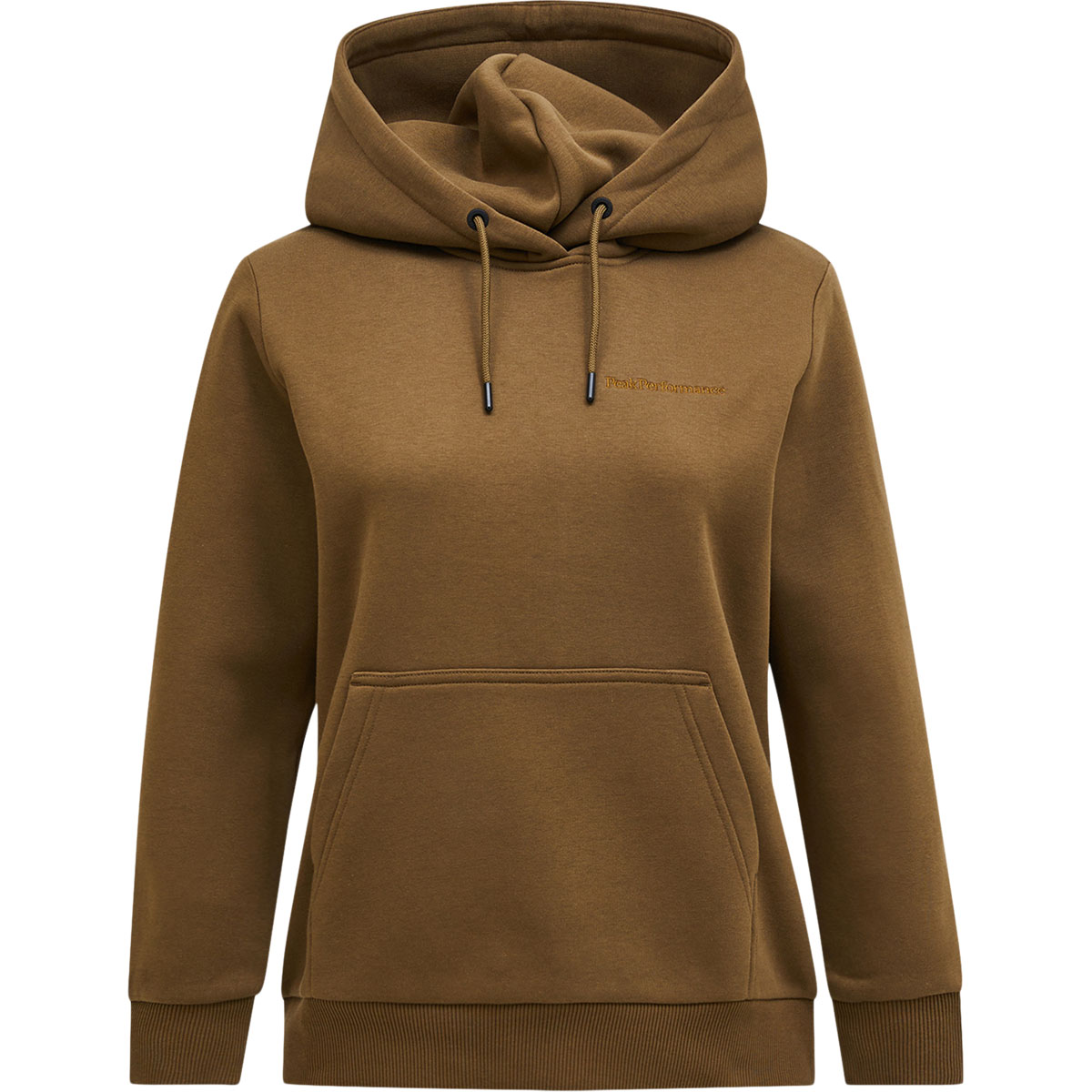 Køb Peak Performance Original Lite Logo Hettegenser Dame Brun