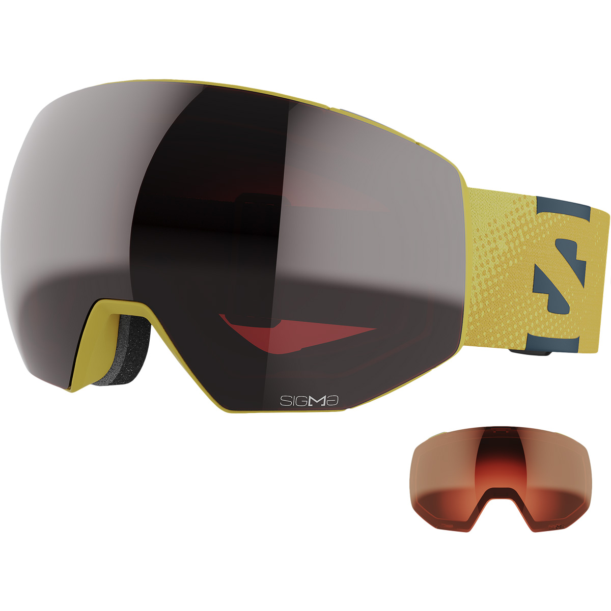 Køb Salomon Radium Prime Sigma Skibriller + Ekstra Linse Yellow Sun/