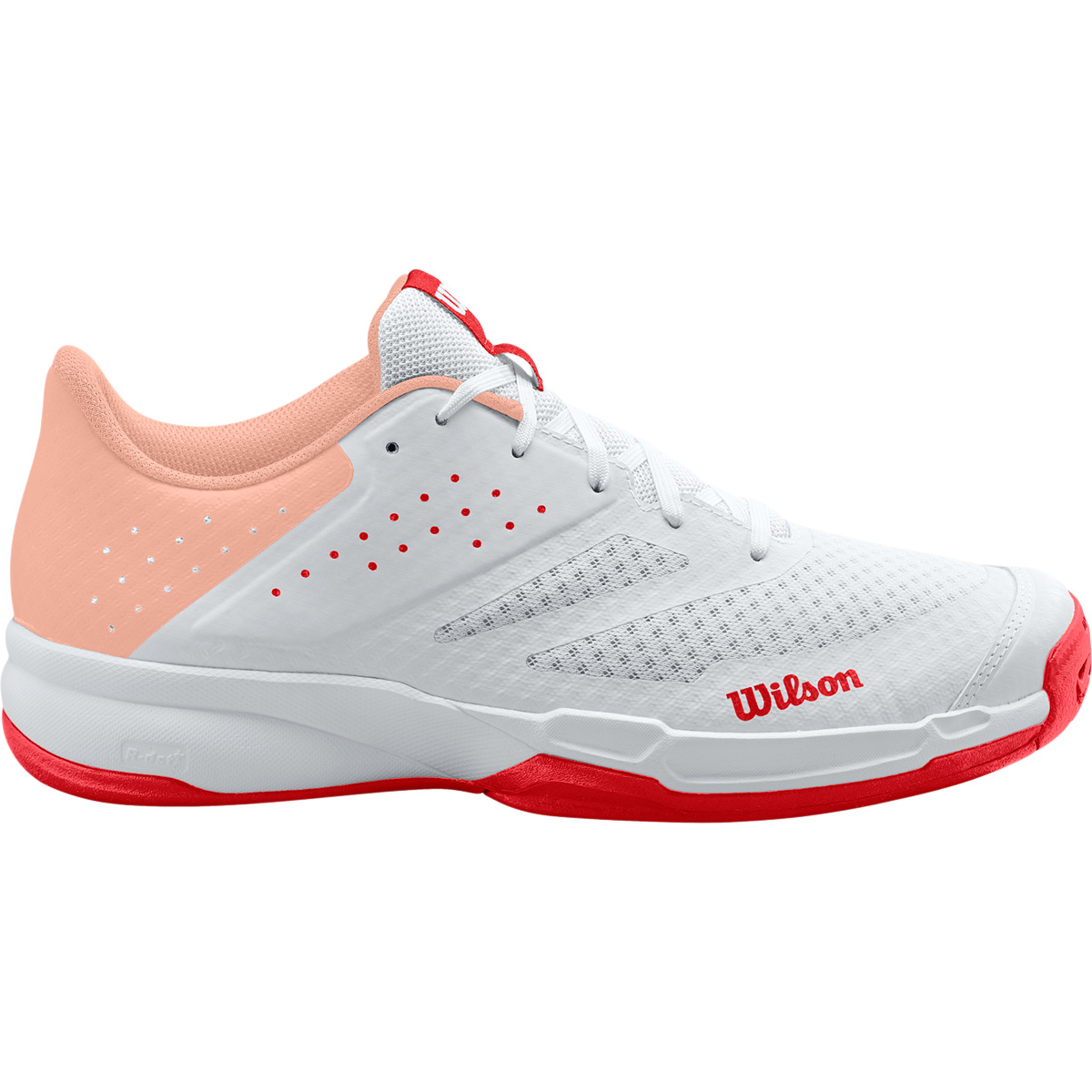 Køb Wilson Kaos Stroke 2.0 Tennissko Dame White/Peach Parfait/Infrared