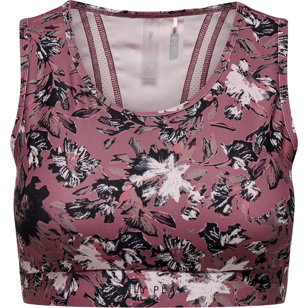 Køb ONLY PLAY Baui Medium Support Sports BH Dame Deco Rose