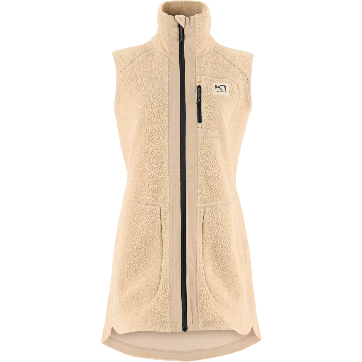 Køb Kari Traa Sanne Long Fleecevest Dame OAT
