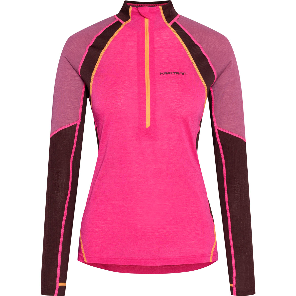 Køb Kari Traa Alma Half Zip Skiundertrøje Dame BERRY