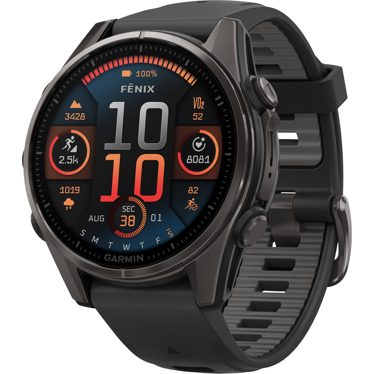 Køb Garmin Fenix 8 - 43 mm GPS Pulsur Carbon grey
