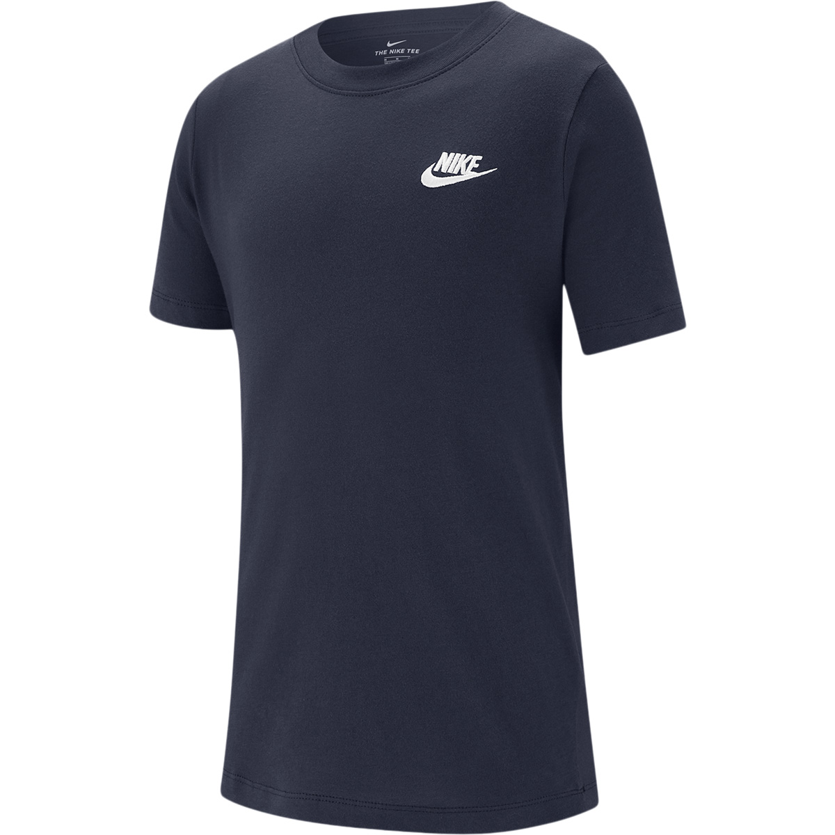 Køb Nike Sportswear Embroided Futura T-shirt Børn OBSIDIAN/WHITE