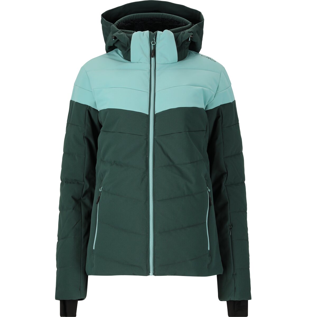 Køb CMP Color Fix Hood Skijakke Dame Thyme