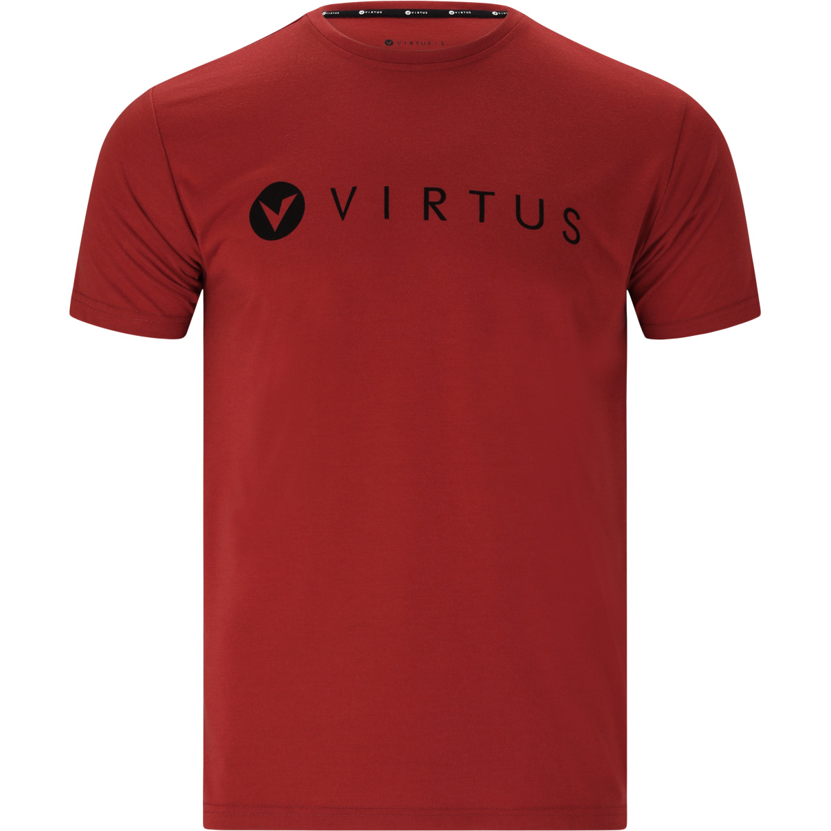 Køb Virtus Edwardo Logo Trænings T-shirt Herre Merlot