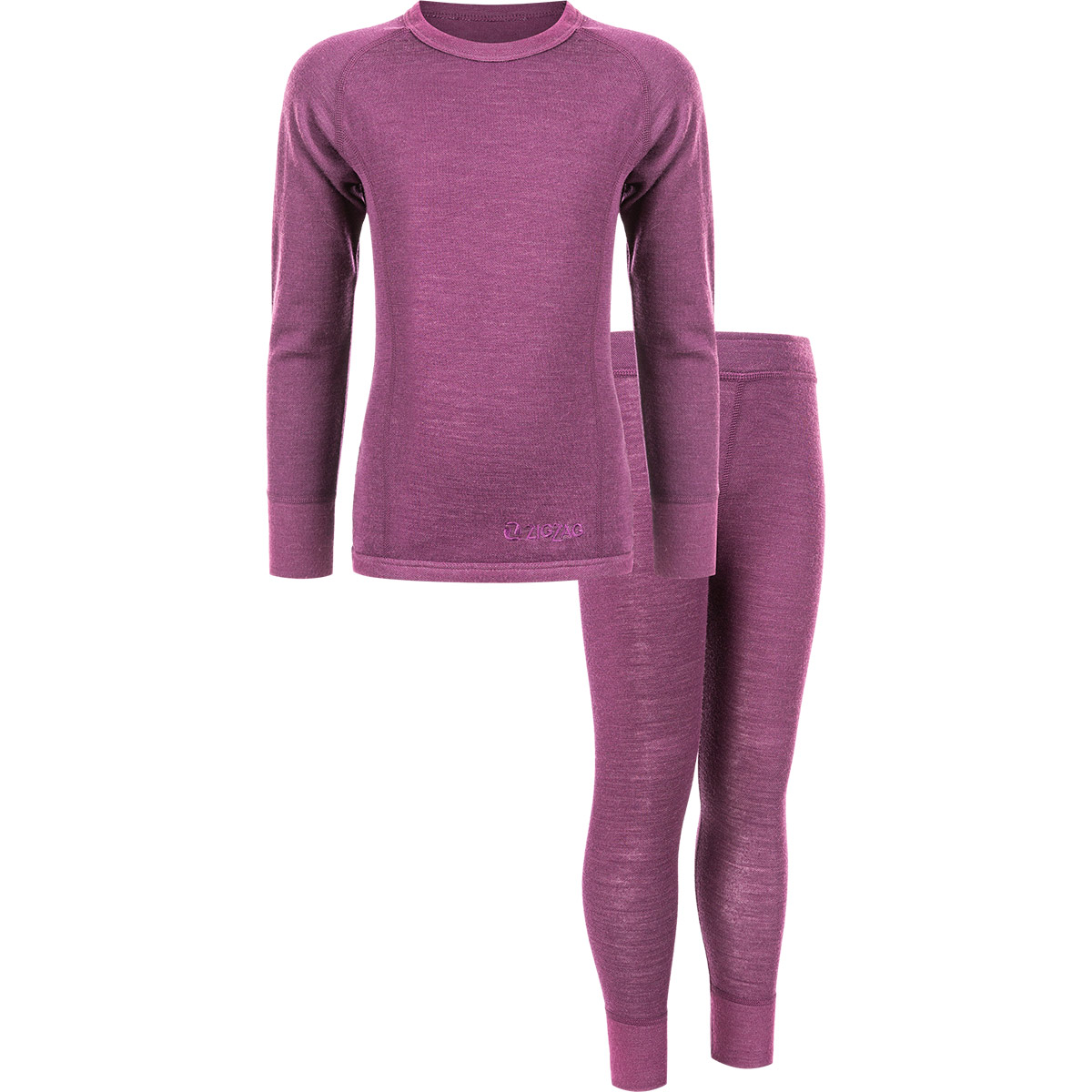 Køb ZigZag Pattani Merino Ull Skiundertøy Sett Barn Potent Purple