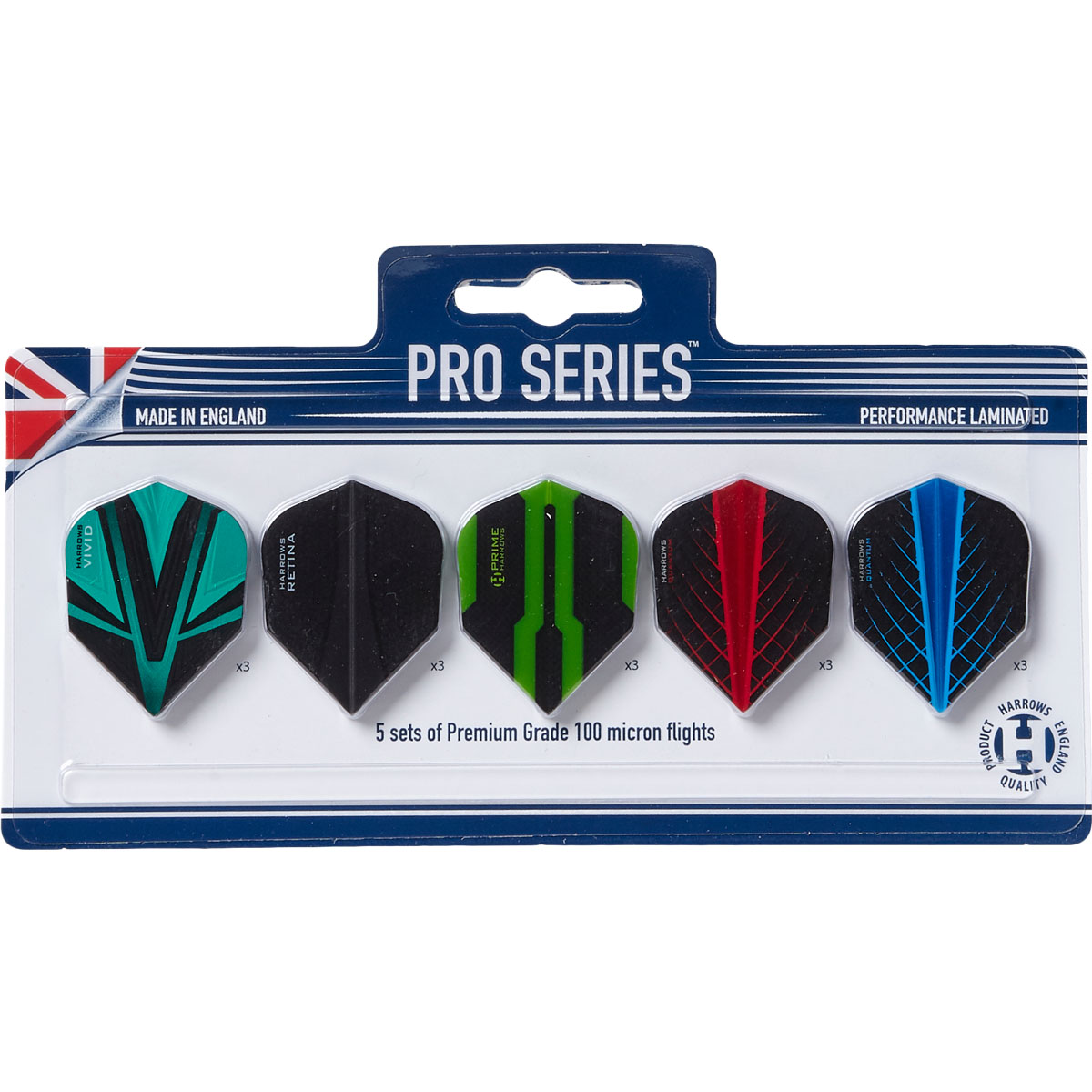 Køb Harrows Pro Series 5-Pak Flights No Color