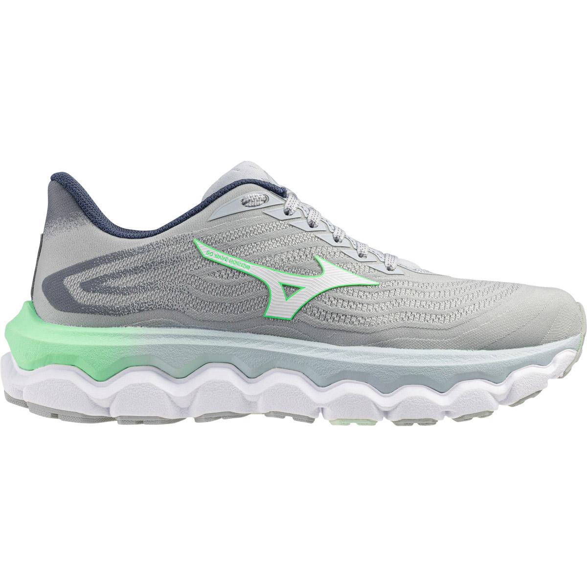 Køb Mizuno Wave Horizon 8 Løbesko Dame Pearl Blue/White/Hint of Mint