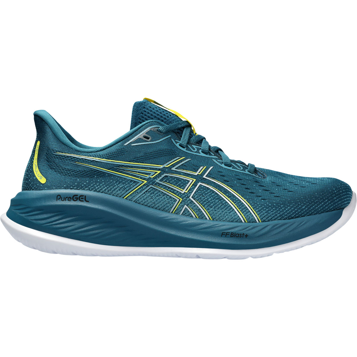 Køb Asics Gel-Cumulus 26 Herres løpesko EVENING TEAL/BRIGHT YELLOW