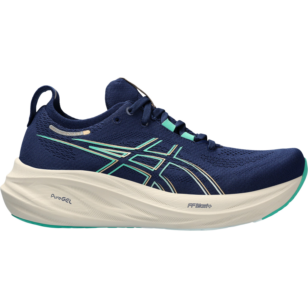 Køb ASICS Gel-Nimbus 26 Løbesko Dame BLUE EXPANSE/AURORA GREEN