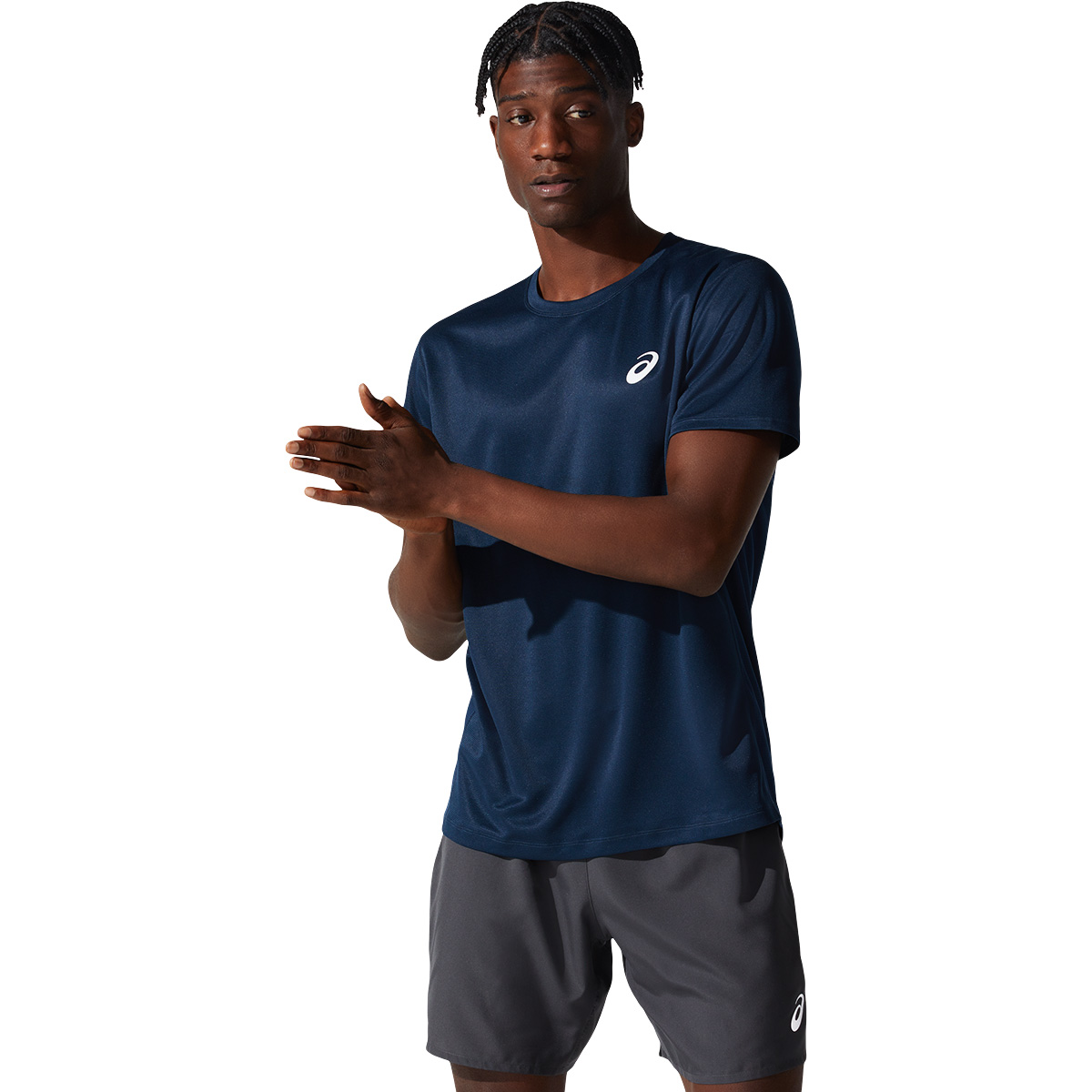 Køb Asics Core Løbe T-shirt Herre FRENCH BLUE