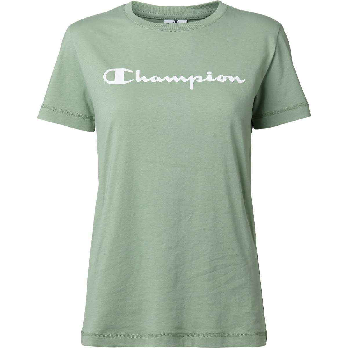 Køb Champion Script Logo T-shirt Dame - Grøn