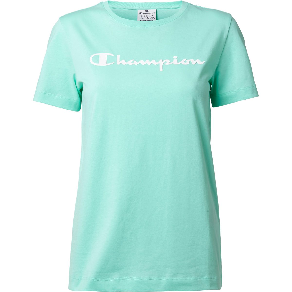 Køb Champion Script Logo T-shirt Dame Cabbage