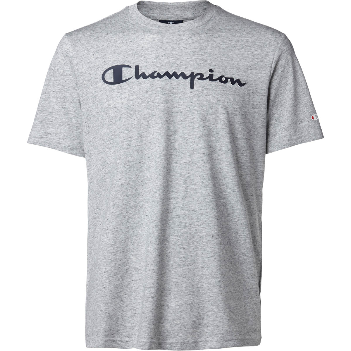 Køb Champion Script Logo T-skjorte Herre New Oxford Grey Melange