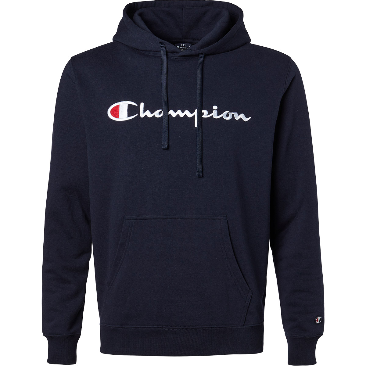 Køb Champion Script Logo Hættetrøje Herre Sky Captain